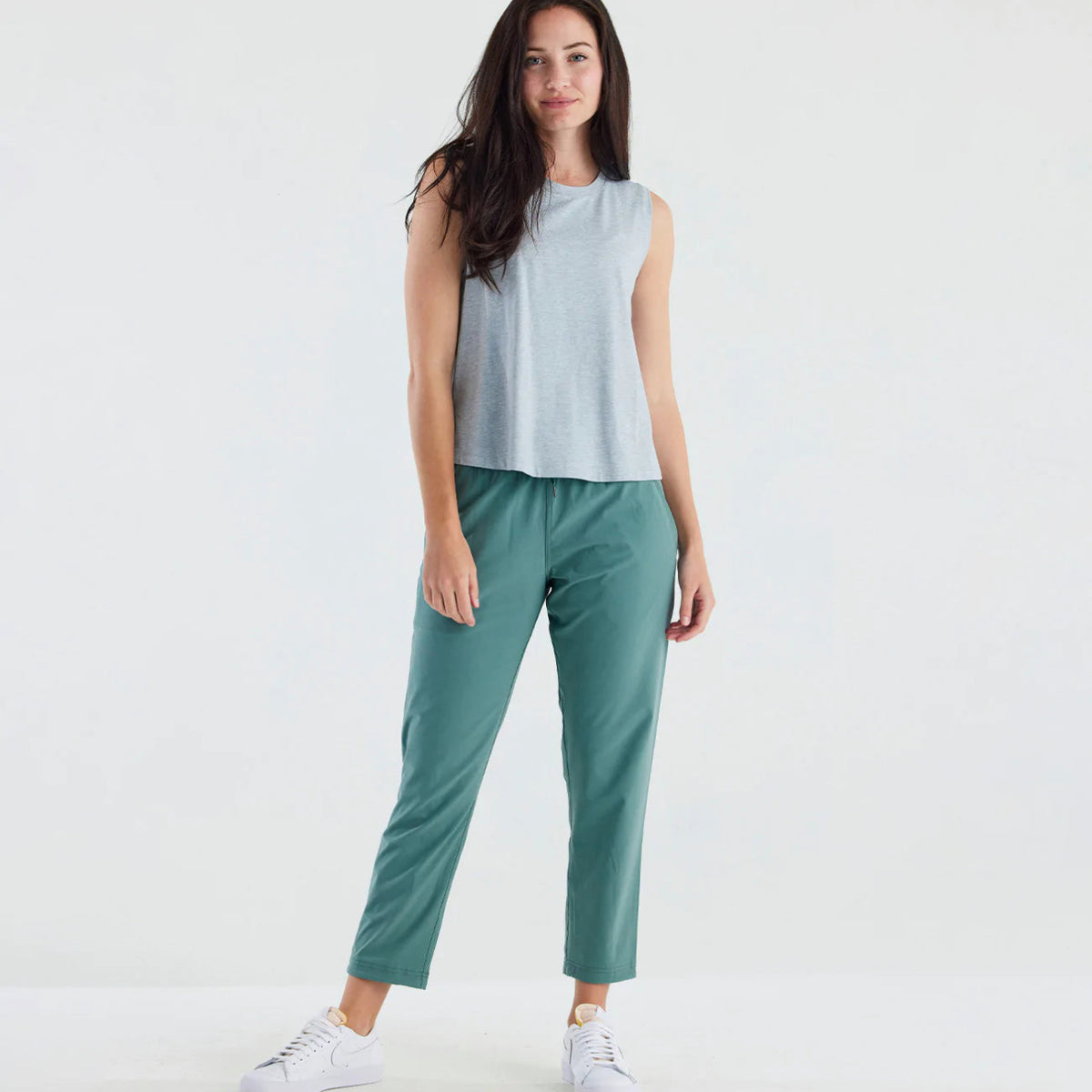 Women's Bamboo Current Tank Bay Blue – Watson's Mercantile