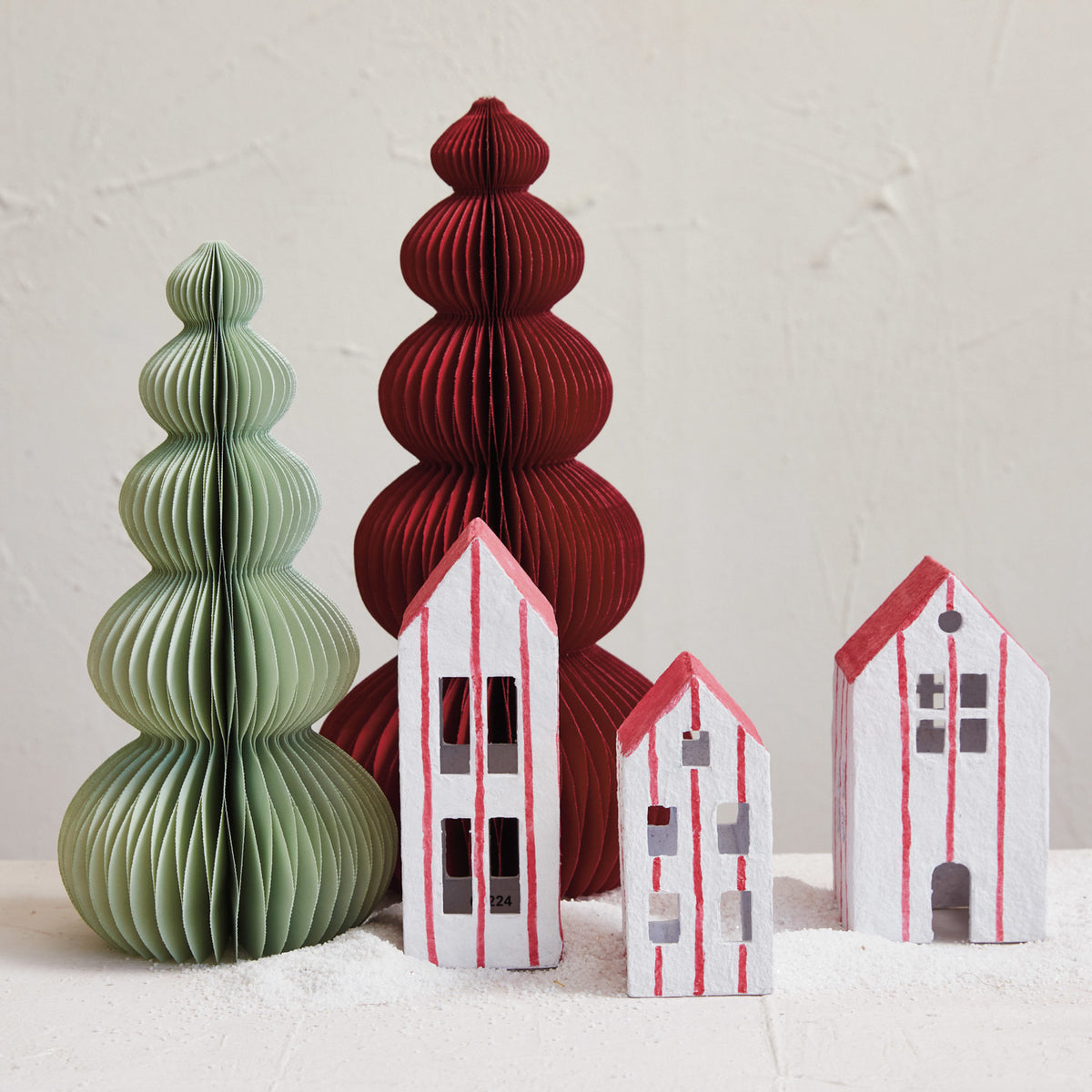 Paper Folding Honeycomb Tree, Red – Watson's Mercantile
