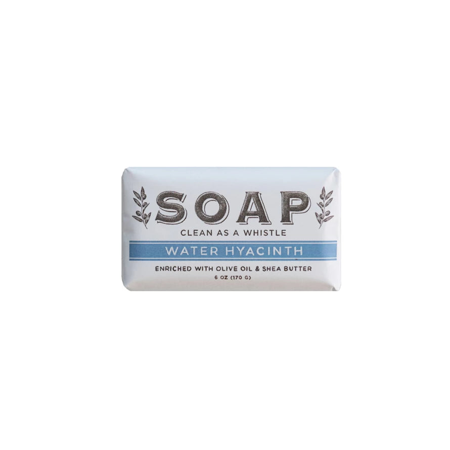 Water Hyacinth Scented Olive Oil & Shea Butter Milled Bar Soap, Made I ...